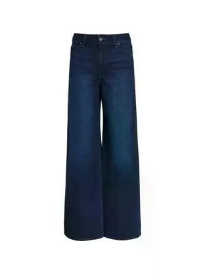 Paige Wide Leg Jeans - Blue