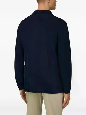 Boggi Milano Single-breasted Knitted Jacket