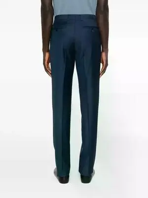 Canali Button Detailed Trousers