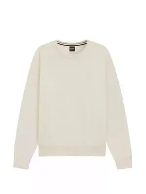 BOSS Crew-neck Sweater - White