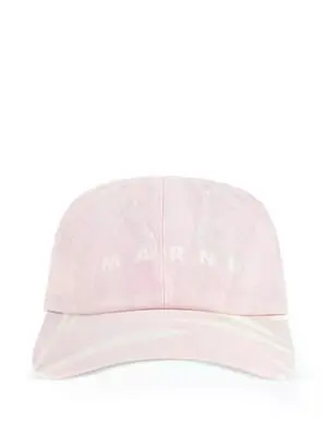Marni Logo Baseball Cap - Pink