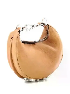 Fendi Graphy Leather Nano Bag - Neutrals