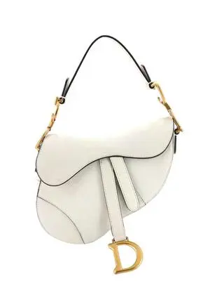 Dior Saddle Handbag Leather Mini Shoulder Bag - Brown