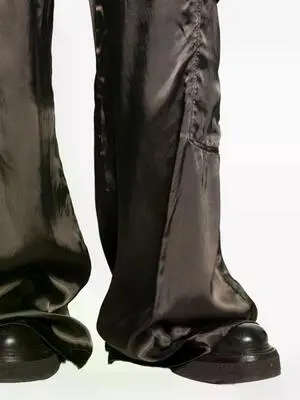 Rick Owens Cargo Drawstring Palazzo Pants - Brown