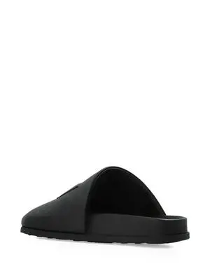Givenchy Leather Slides - Black