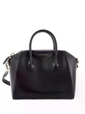 Givenchy Antigona Small Satchel Glazed Leather - Black