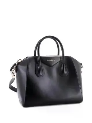 Givenchy Antigona Small Satchel Glazed Leather - Black