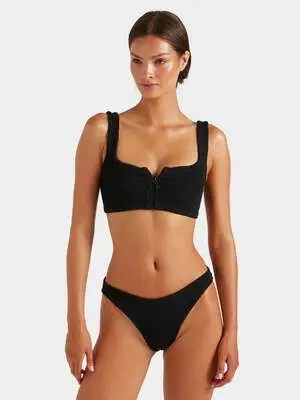 Hunza G Dallas Zip-front Bikini
