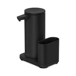 SIMPLEHUMAN 14 Oz Sensor Soap Pump With Caddy - Matte Black