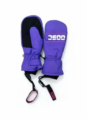 OOSC CLOTHING 1987 Primaloft® V2 Ski & Snowboard Mittens - Purple/ Black