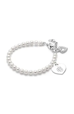 TINY BLESSINGS Sterling Silver 4mm Cultured Pearl Bracelet - Silver - O