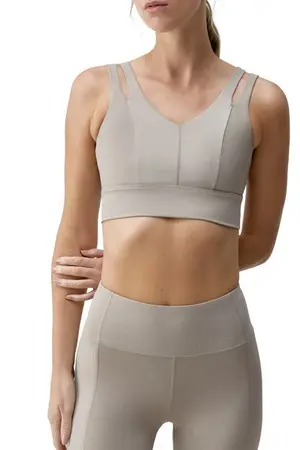 BORN LIVING YOGA Support Performance Sport Top - Grain