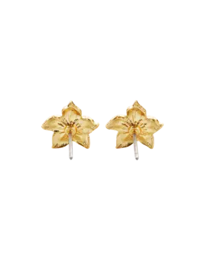 FABLE ENGLAND Jasmine & Pearl Stud Earrings