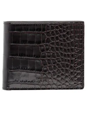 TOM FORD Leather Wallet - Brown