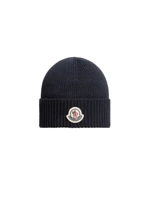 Moncler Beanie With Logo - Multicolour