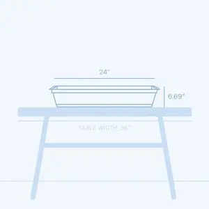 BLOEM 24 Inch Dayton Window Box Planter