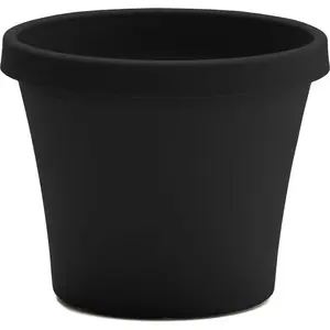 BLOEM Terra Pot Planter 20 Inch Durable Resin Pot - Black