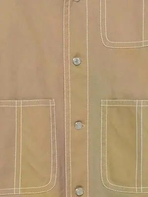 AMI Paris Topstitching Jacket - Neutrals