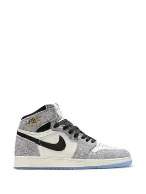 JORDAN Air 1 High-top Sneakers - Grey