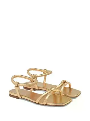 GIANVITO ROSSI Knotted Strap Flat Sandals