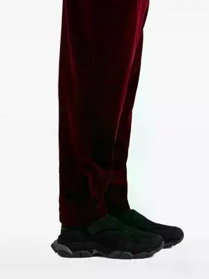 Giorgio Armani Suede Slip-on Sneakers