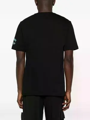 Iceberg Monkey-embroidered T-shirt - Black