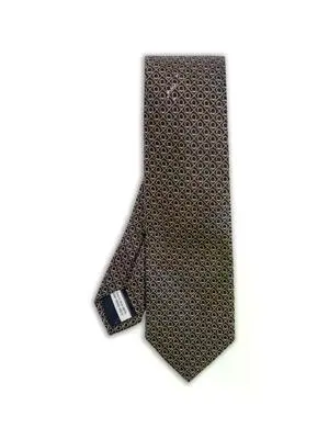 FERRAGAMO Patterned Neck Tie - Blue