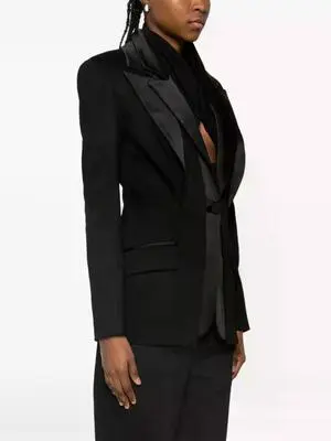 MITILIANE COUTURE Double Lapel Tuxedo Jacket