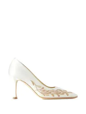Manolo Blahnik Mid Heel Pumps