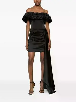 MITILIANE COUTURE Ruffled Train Dress