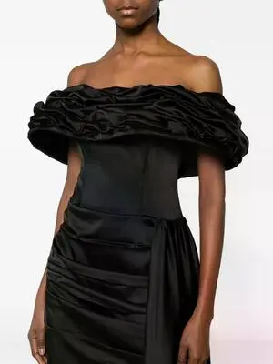 MITILIANE COUTURE Ruffled Train Dress