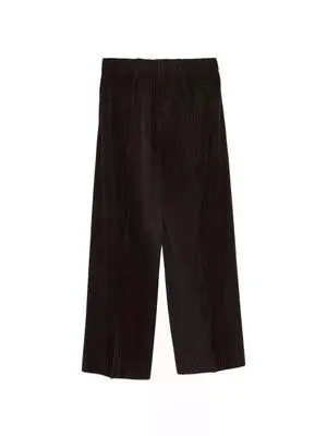 Issey Miyake Pleated Trousers - Brown