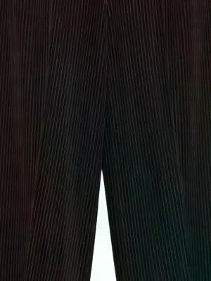 Issey Miyake Pleated Trousers - Brown