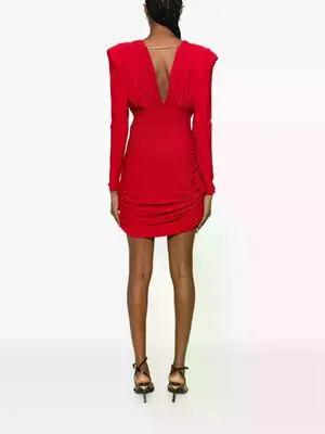 MITILIANE COUTURE Draped Mini Dress - Red