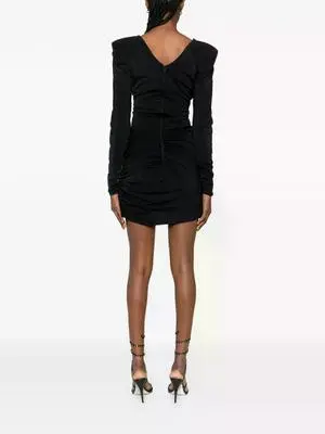 MITILIANE COUTURE Leather-panel Mini Dress