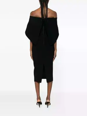 MITILIANE COUTURE Asymmetric-bust Midi Dress