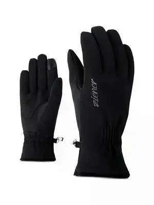 ZIENER Ibrana Touch Gathered-cuff Gloves - Black