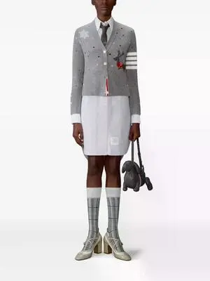 Thom Browne Striped Mini Shirt Dress