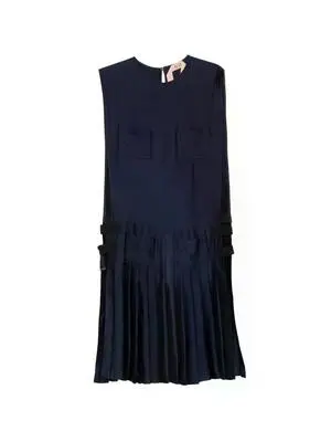 N°21 Patch-pocket Pleated Dress