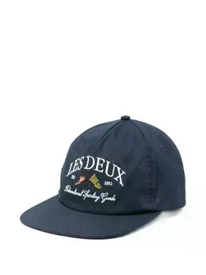 LES DEUX Ivy Embroidered Cap - Blue