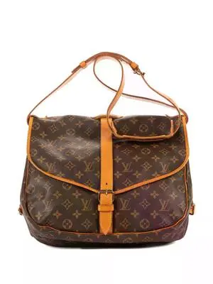 LOUIS VUITTON 35 Saumur Shoulder Bag