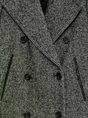 N°21 Double-breasted Woven Coat