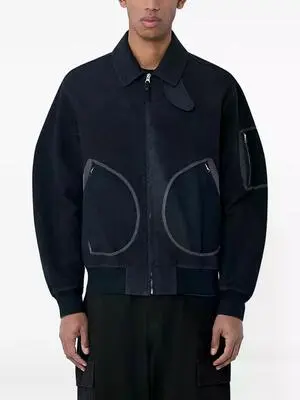 MOOS STUDIO Zip-up Bomber Jacket