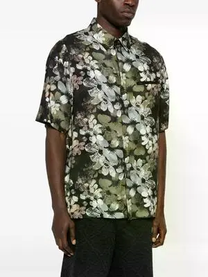 Iceberg Floral-pattern Shirt - Green