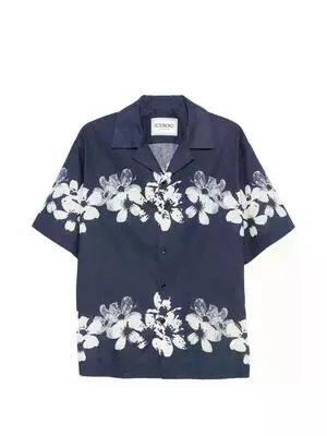 Iceberg Floral-pattern Shirt - Blue
