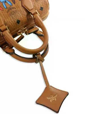 Mcm Ella Vi Boston Top Handle Tote Bag - Neutrals
