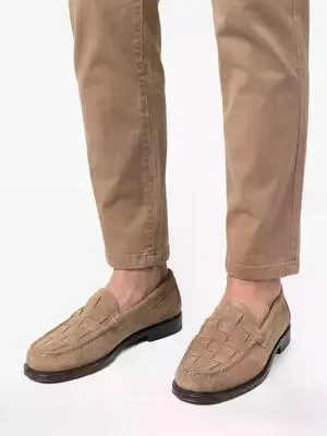 G.H.BASS Weejuns Venetian Weave Loafers - Neutrals