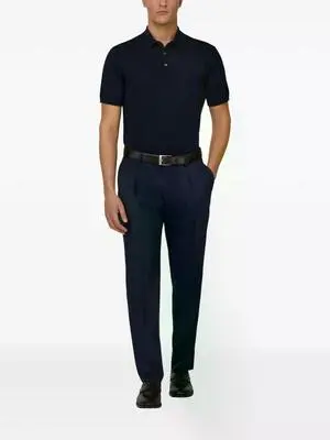 Boggi Milano Branded-button Polo Shirt