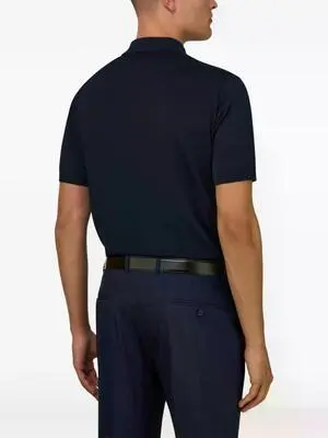 Boggi Milano Branded-button Polo Shirt