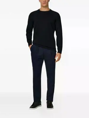 Boggi Milano Crew-neck Raglan-sleeve Sweater